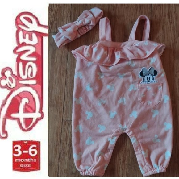 Disney | Matching Sets | 525 Minnie Jumper With Matching Headband Peach ...